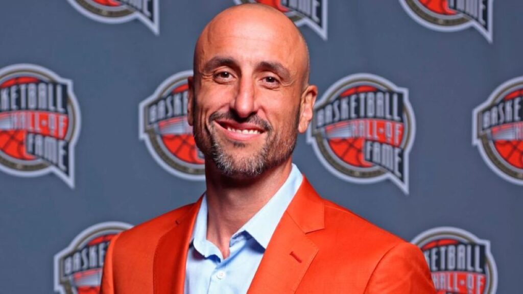 Histórico, Manu Ginóbili en el salón de la fama de la NBA
