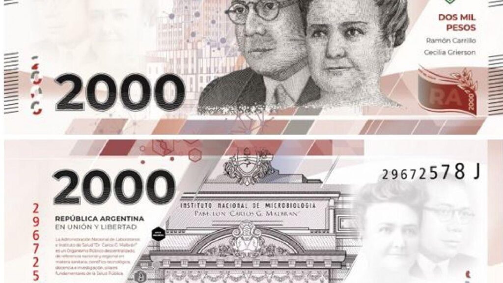 El billete de $2000 comenzará a circular en junio