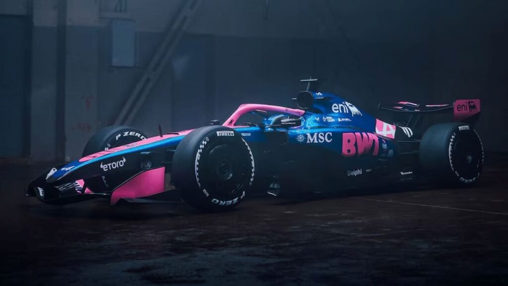 Así es el nuevo auto de Alpine y la reacción de Colapinto